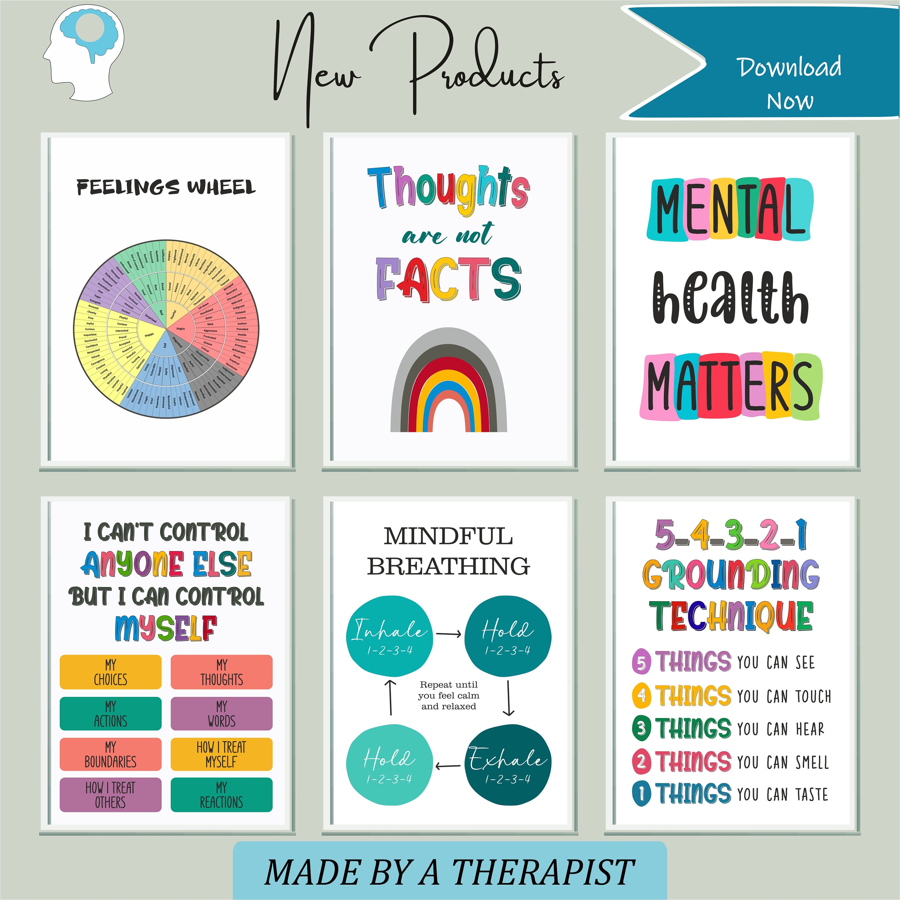 50 Growth Mindset Posters for Classroom, Office Bulletin Board, Health ...