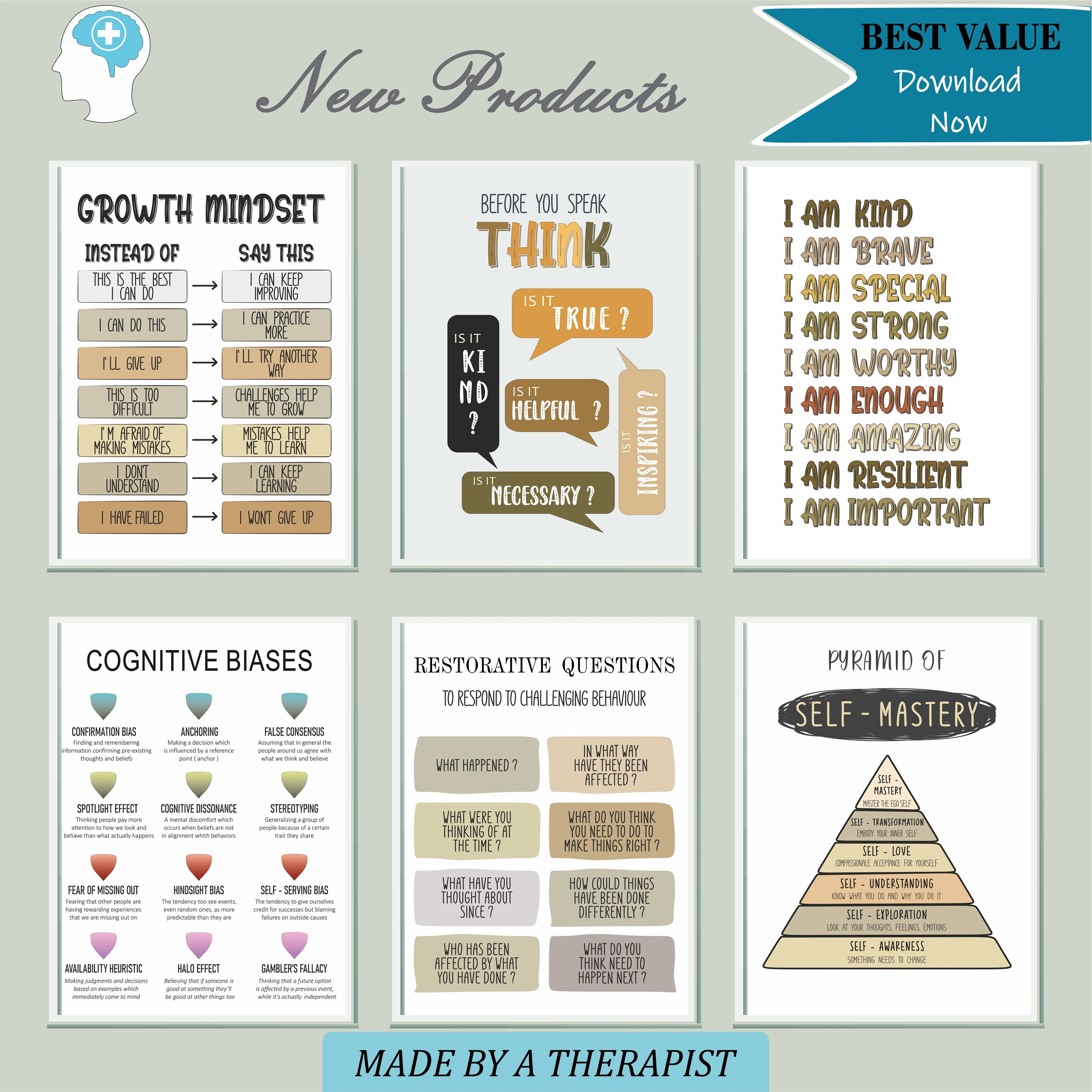 40 Boho Classroom Decor Bundle Therapy Office Decor Calming Down Corner ...