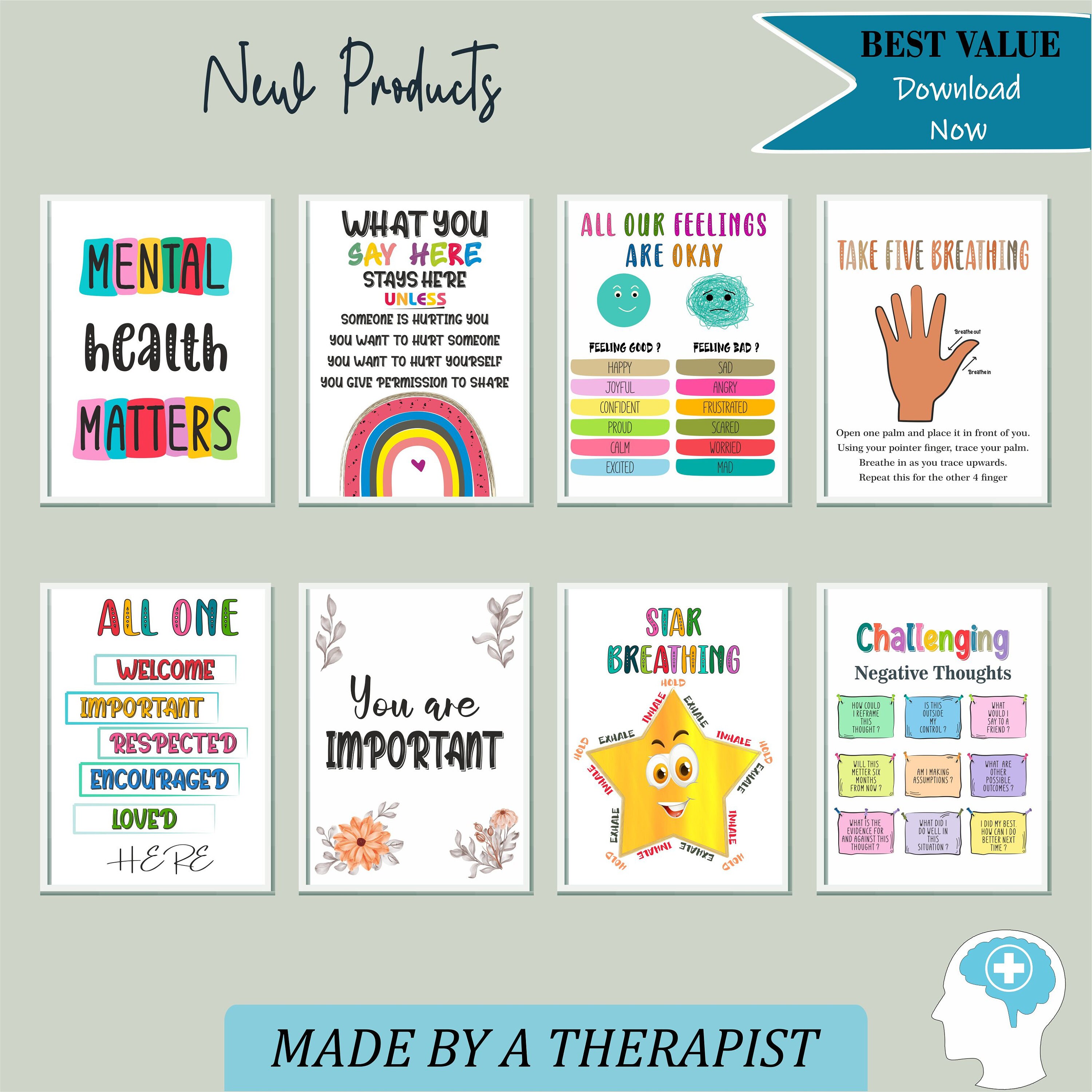 50 English Classroom Decor Bundle Posters Speech Therapy - Etsy
