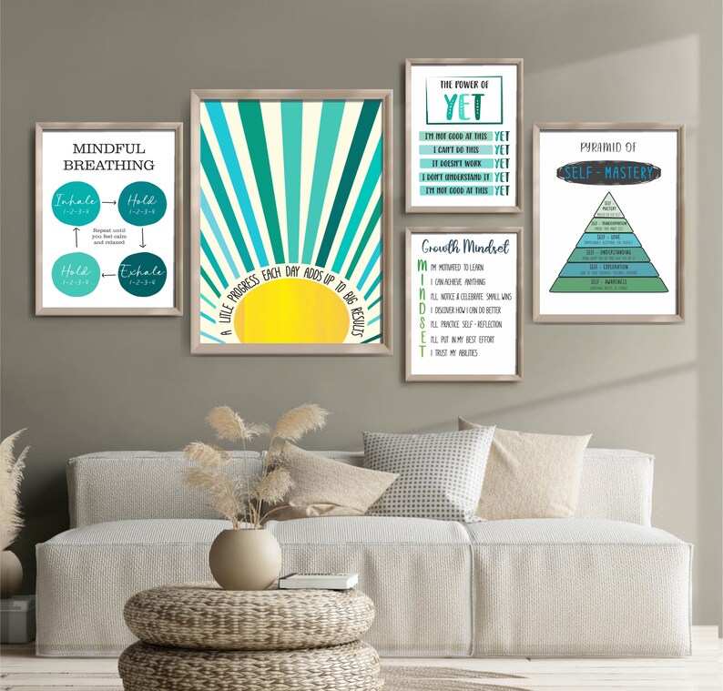 30 Speech Therapy Calming Down Corner Boho Classroom Decor CBT ...