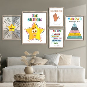 40 Social Worker Office Decor Mental Health Poster Boho Classrom Decor ...