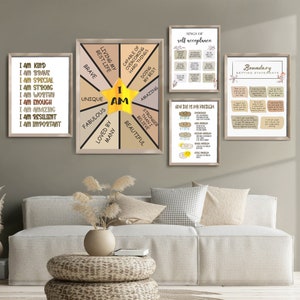 50 Office Menthal Counselor School Decor Mental Health Posters ...