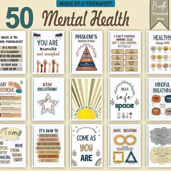 Mental Health Door Decor - Etsy