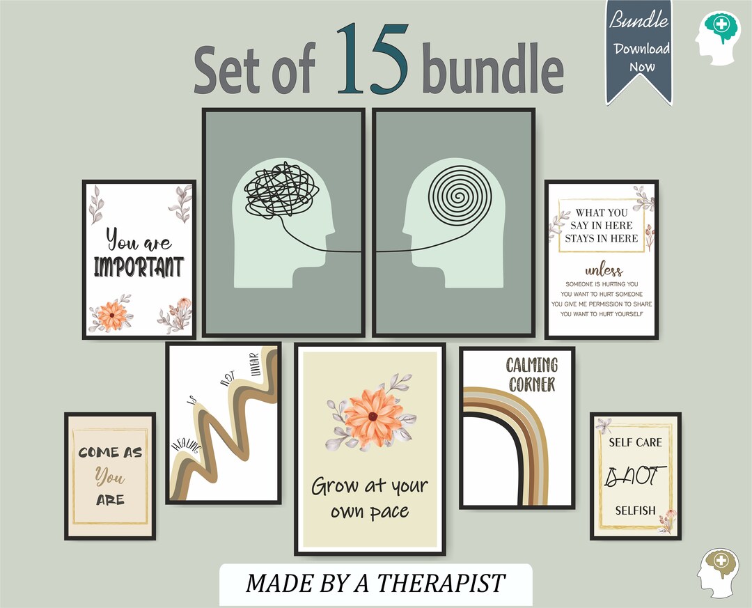 15 Social Worker Art Psychotherapy Sign School Counseling Speech ...