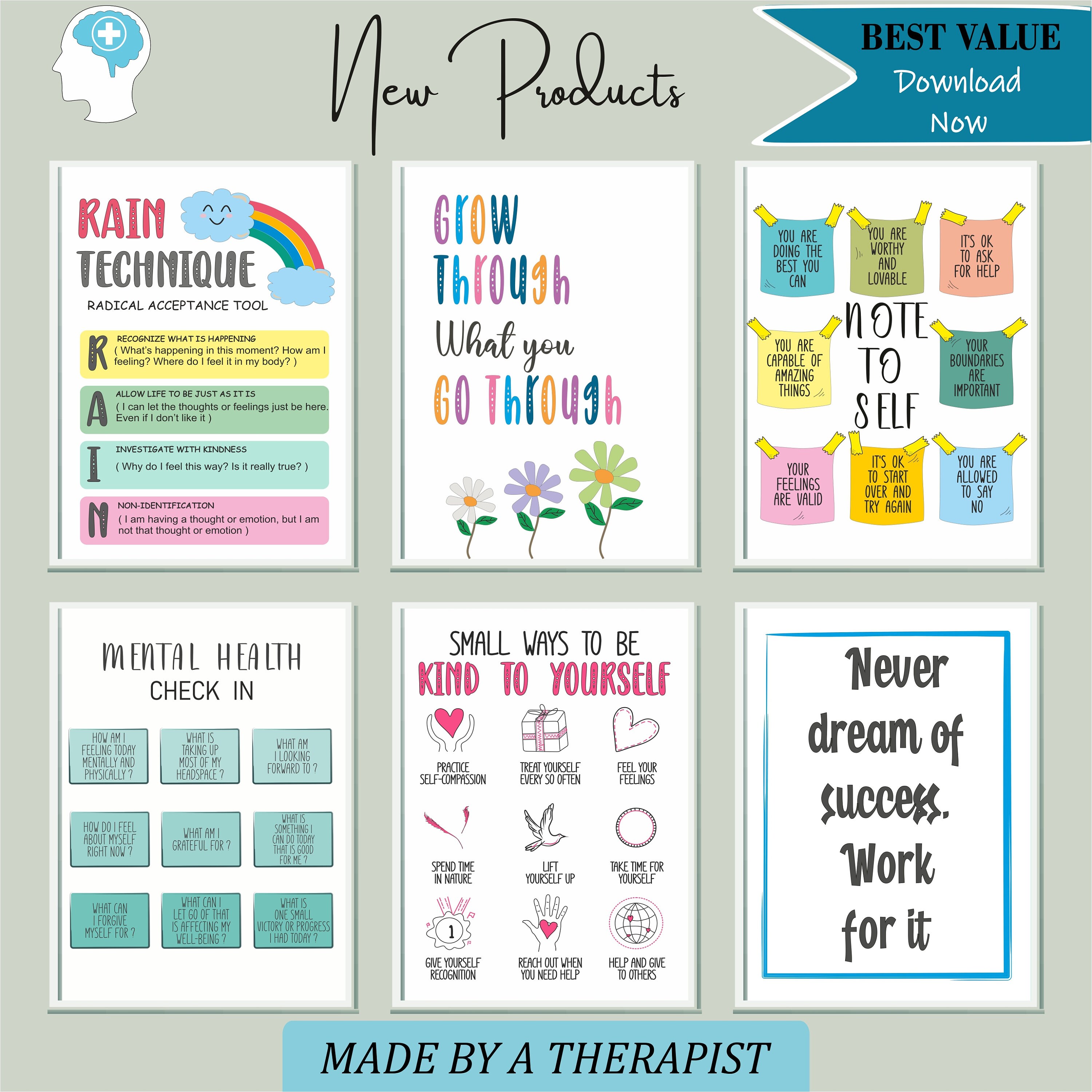 40 School Counselor Posters Calm Down Corner Toddler Calm Corner Sign ...