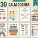30 Calming Down Corner, School Bulletin Board Printable Calm Corner ...