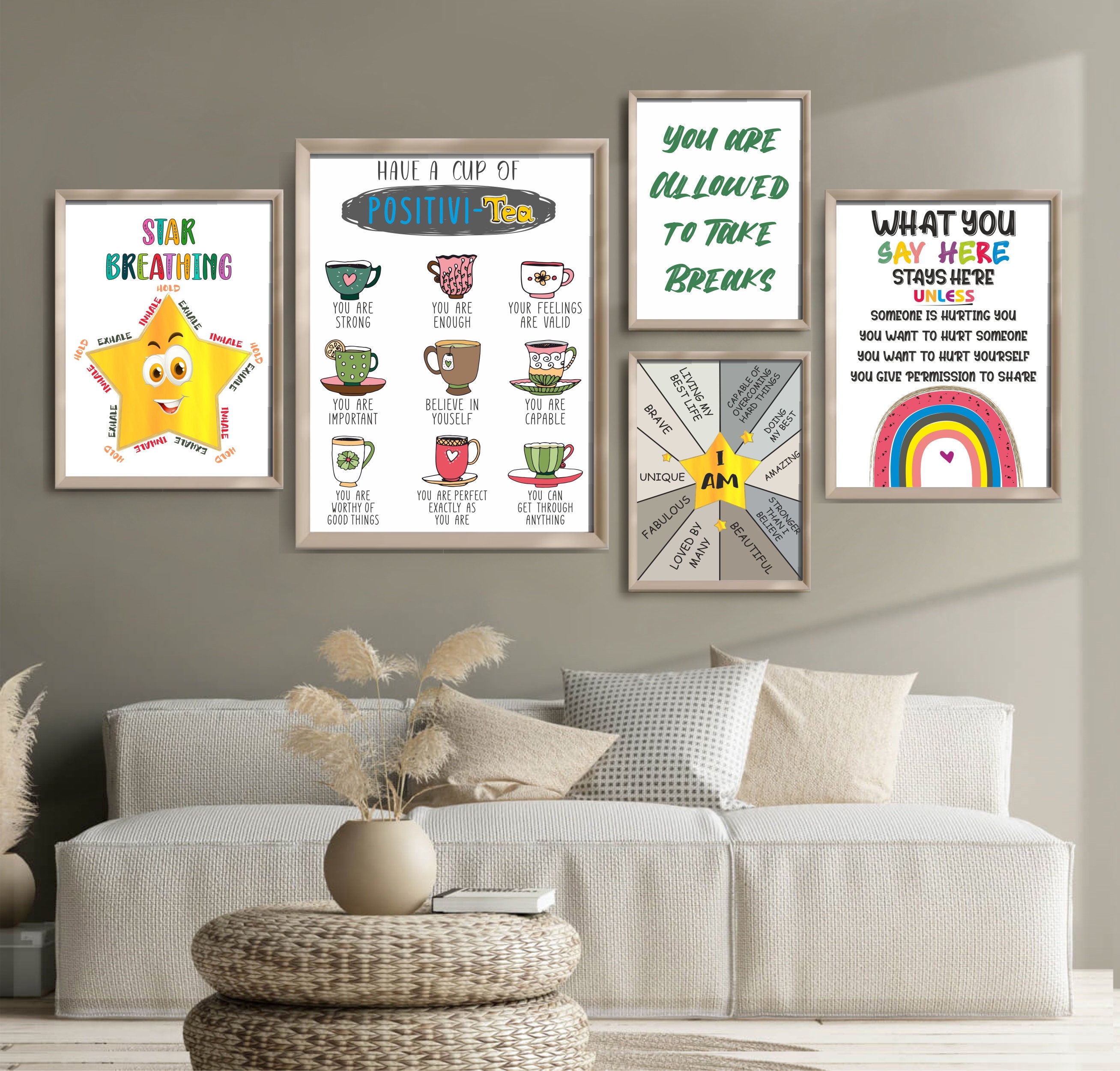 35 Calming Corner, Calm Corner Posters, Classroom Decor, Calm Down ...