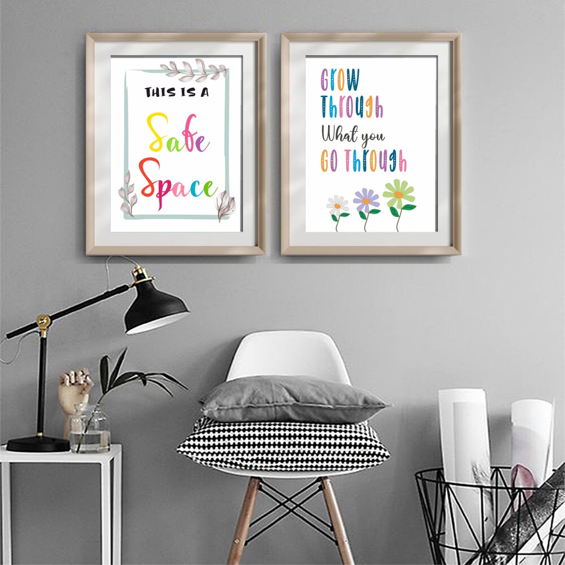 40 Educational Posters Printable Emotions Poster Health Room Sign ...