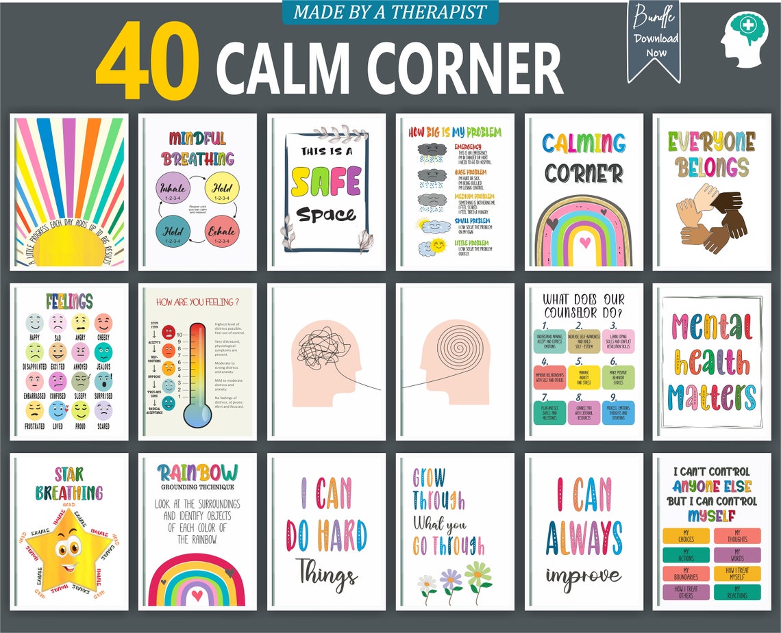 40 Social Worker Office Decor Mental Health Poster Classrom Decor ...