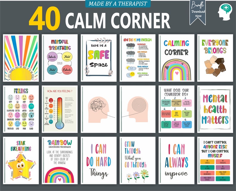 40 Social Worker Office Decor Mental Health Poster Classrom Decor ...