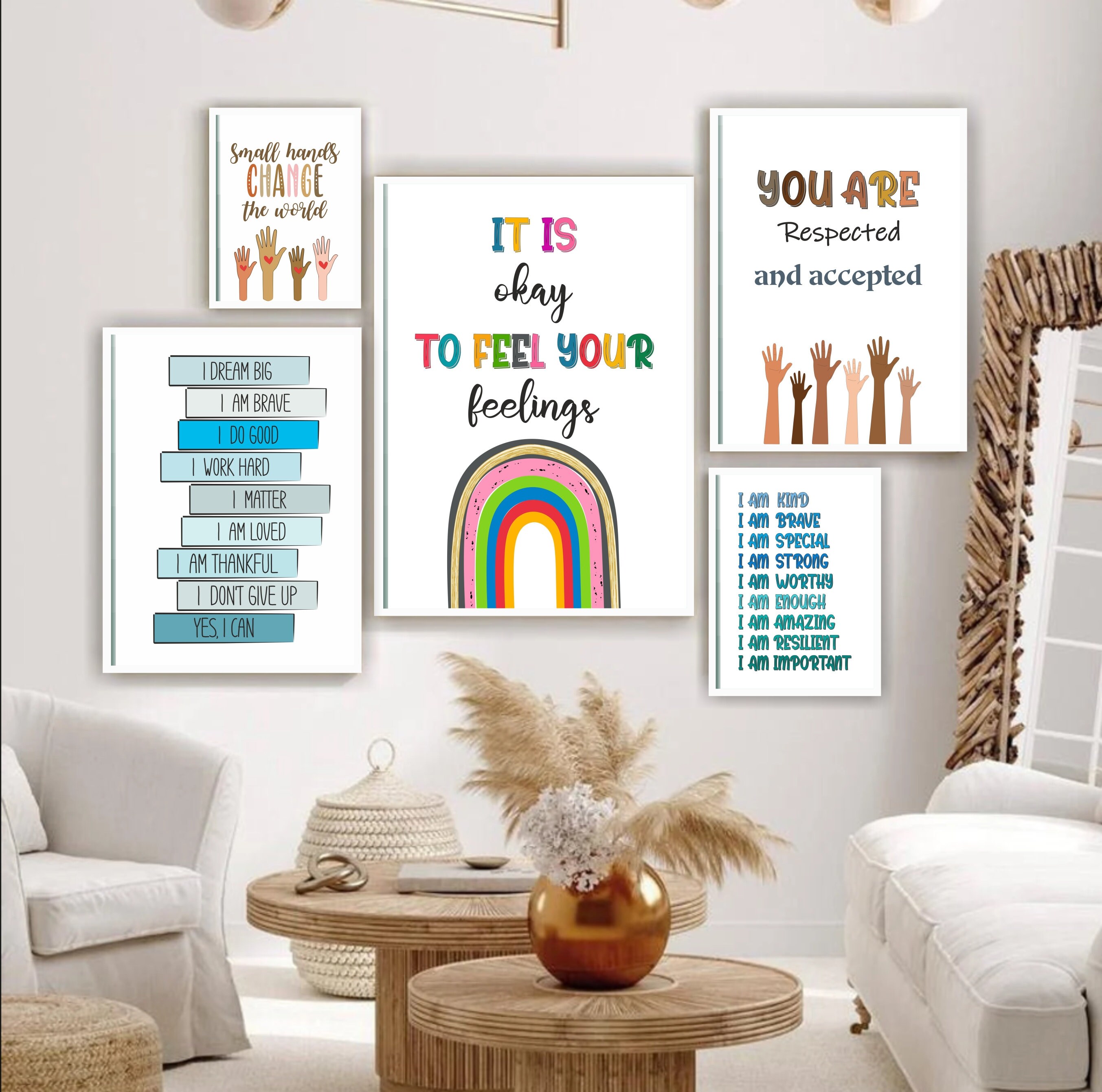 35 Calm Down Corner Toddler Classroom Decor School Counselor Posters ...