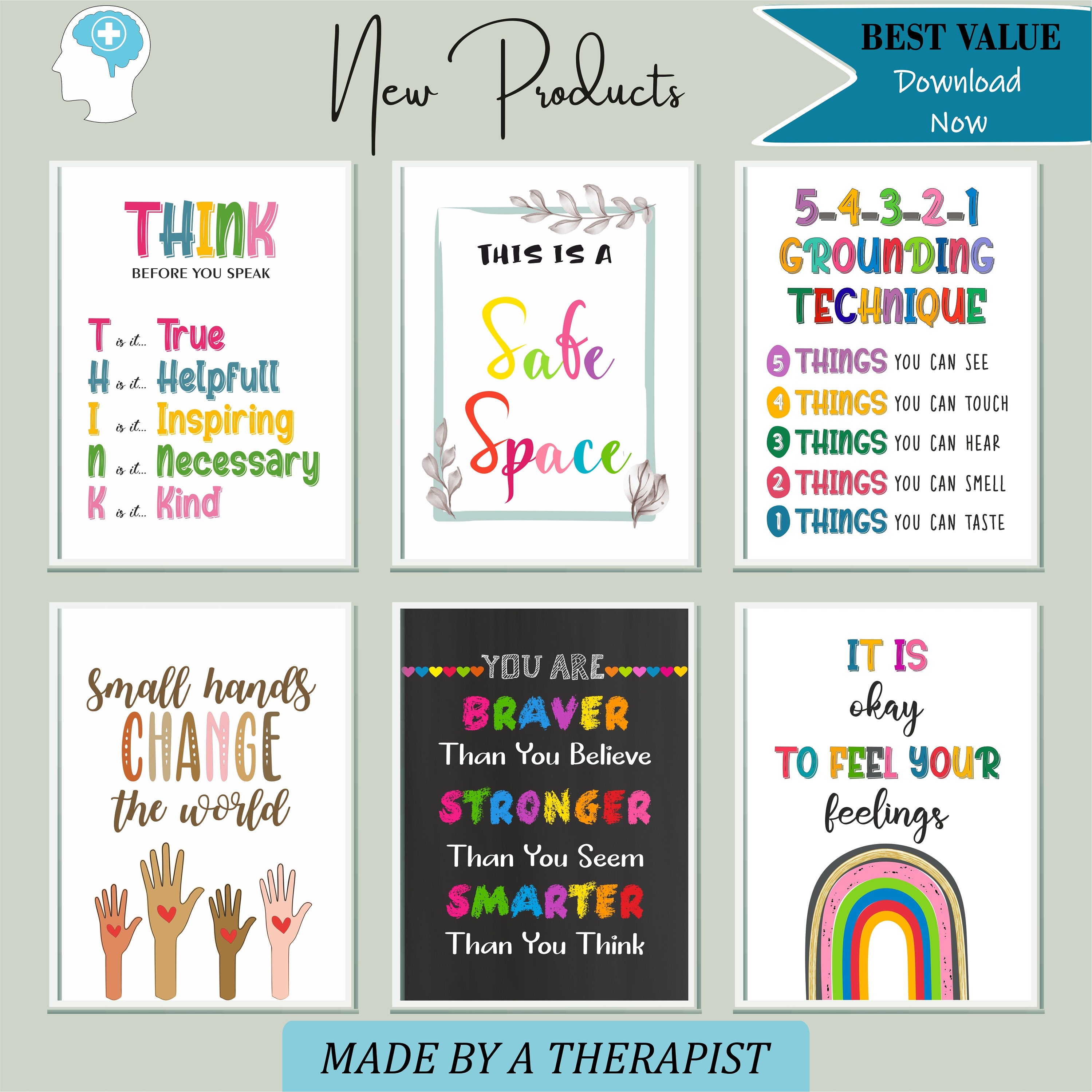 35 Calming Corner, Calm Corner Posters, Classroom Decor, Calm Down ...