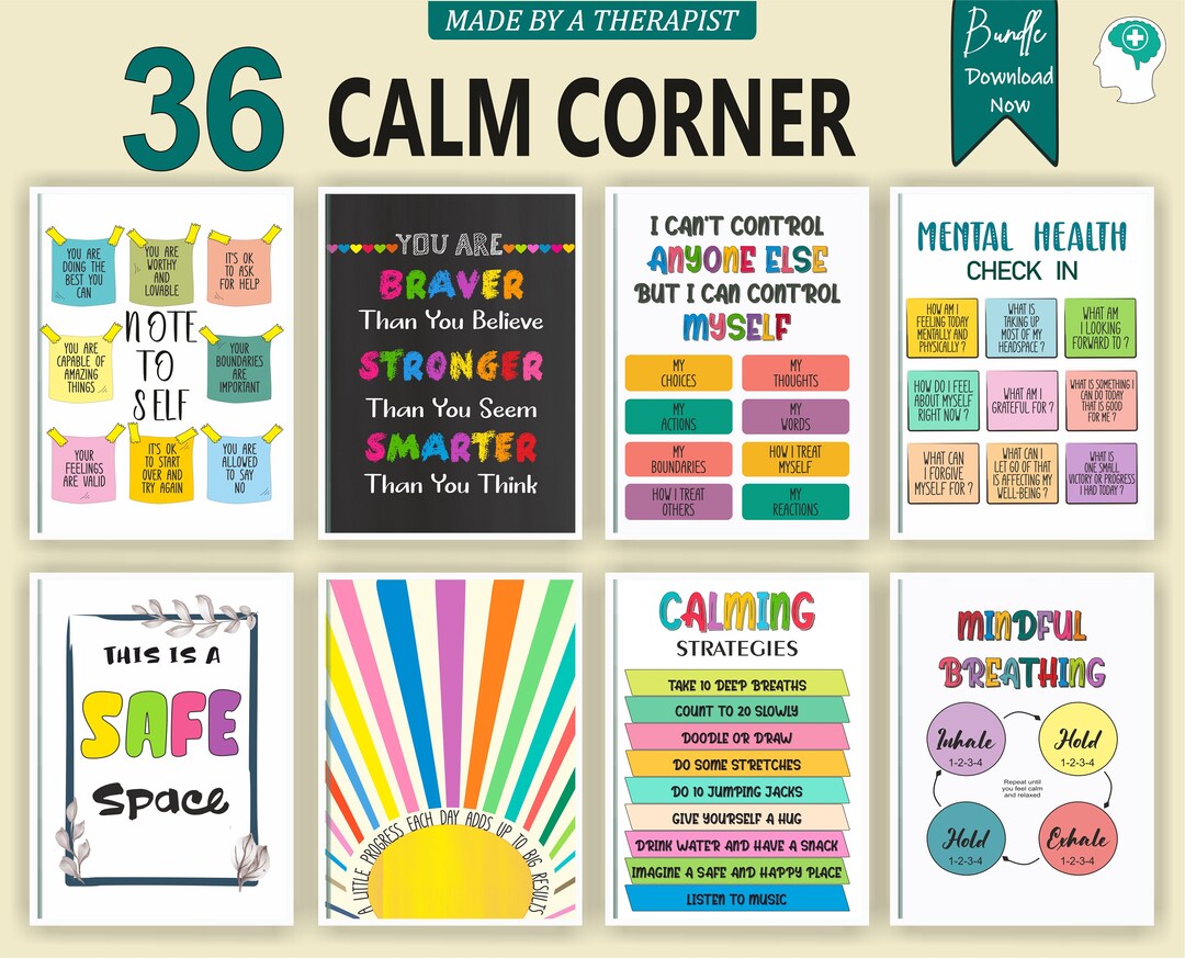 36 Social Emotional, Therapy Room Decor, School Counselor Bulletin ...