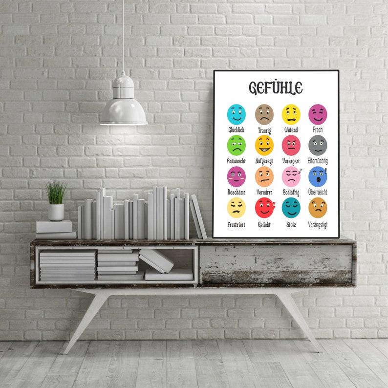 German Feelings Wheel Gefühlsrad Gefühlsdiagramm Gefühle Kennenlernen ...
