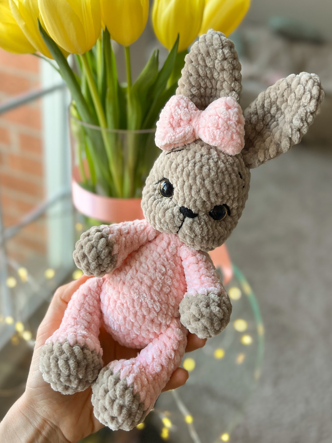 10 Crochet Bunny Amigurumi Rabbit Bunny Stuffed Toy - Etsy