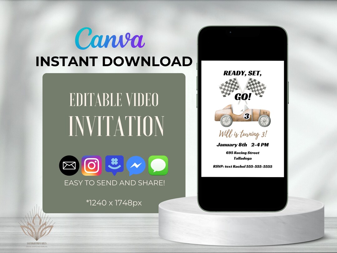 Ready, Set, Go Race Car Birthday Evite Template, Racing Theme Text ... Ready, Set, Go Race Car Birthday Evite Template, Racing Theme Text ...