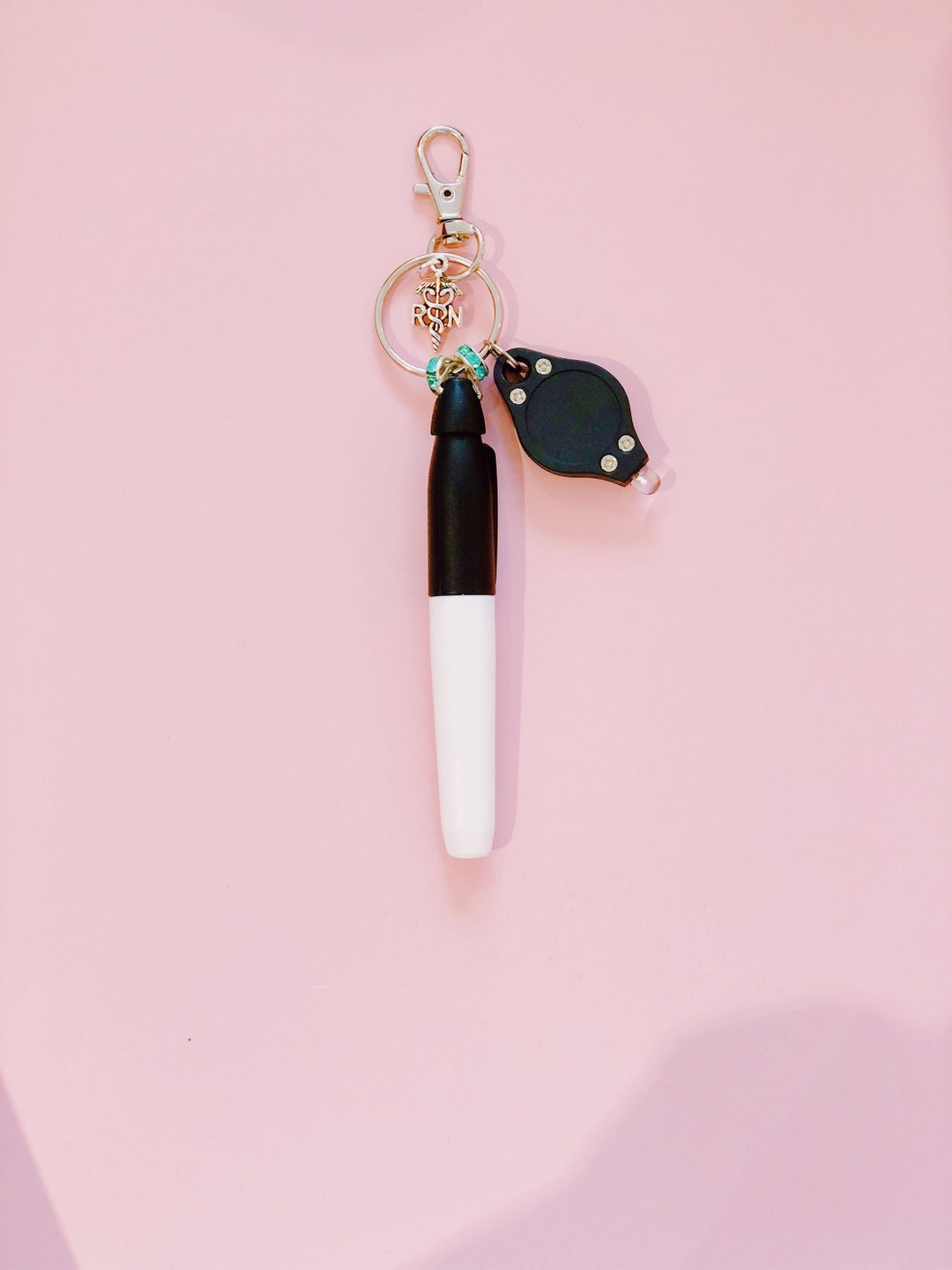 Your Nurse Kit RN Charms Sharpie Light Keychain - Etsy