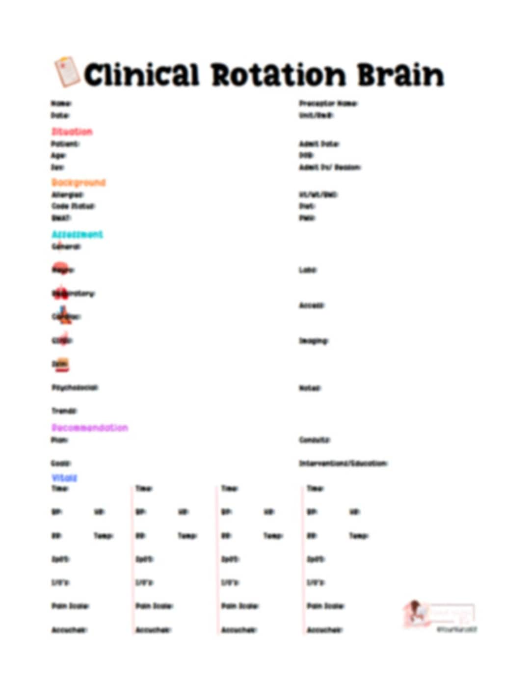 Clinical Rotation Brain - Etsy