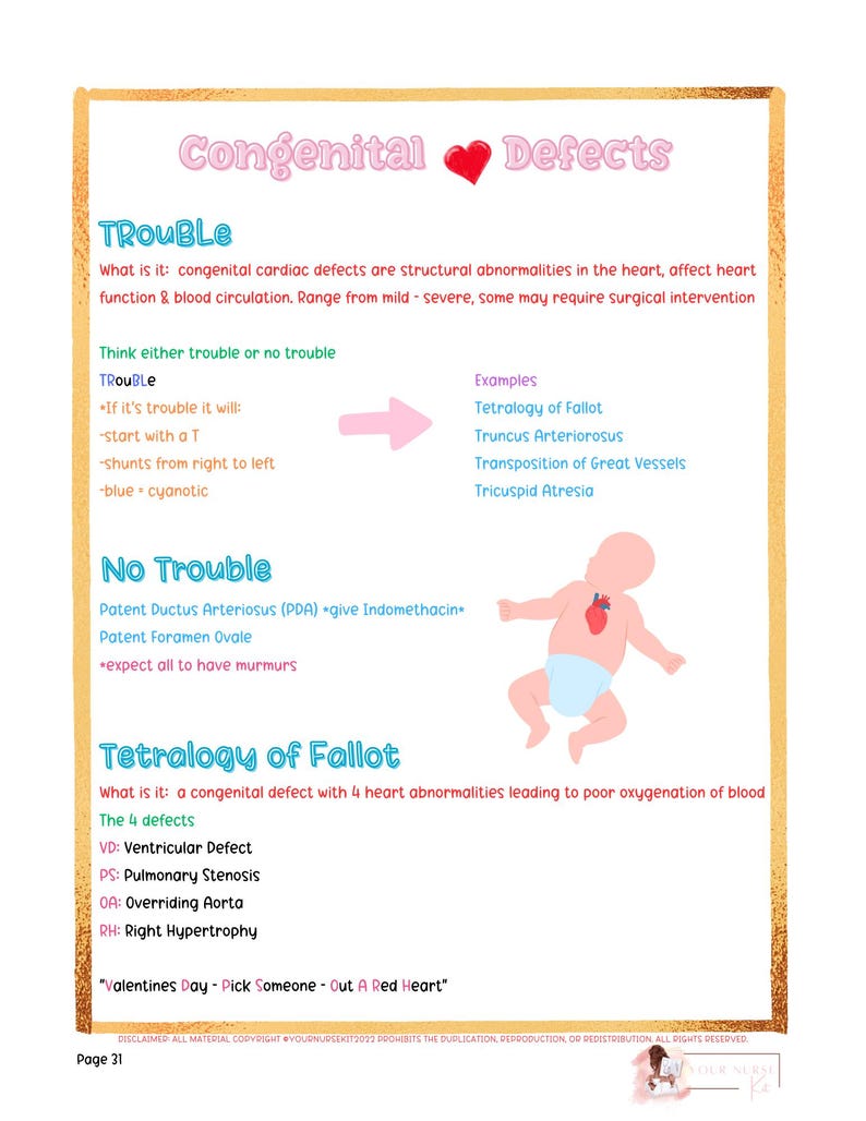 Pediatrics Tip Sheet - Etsy