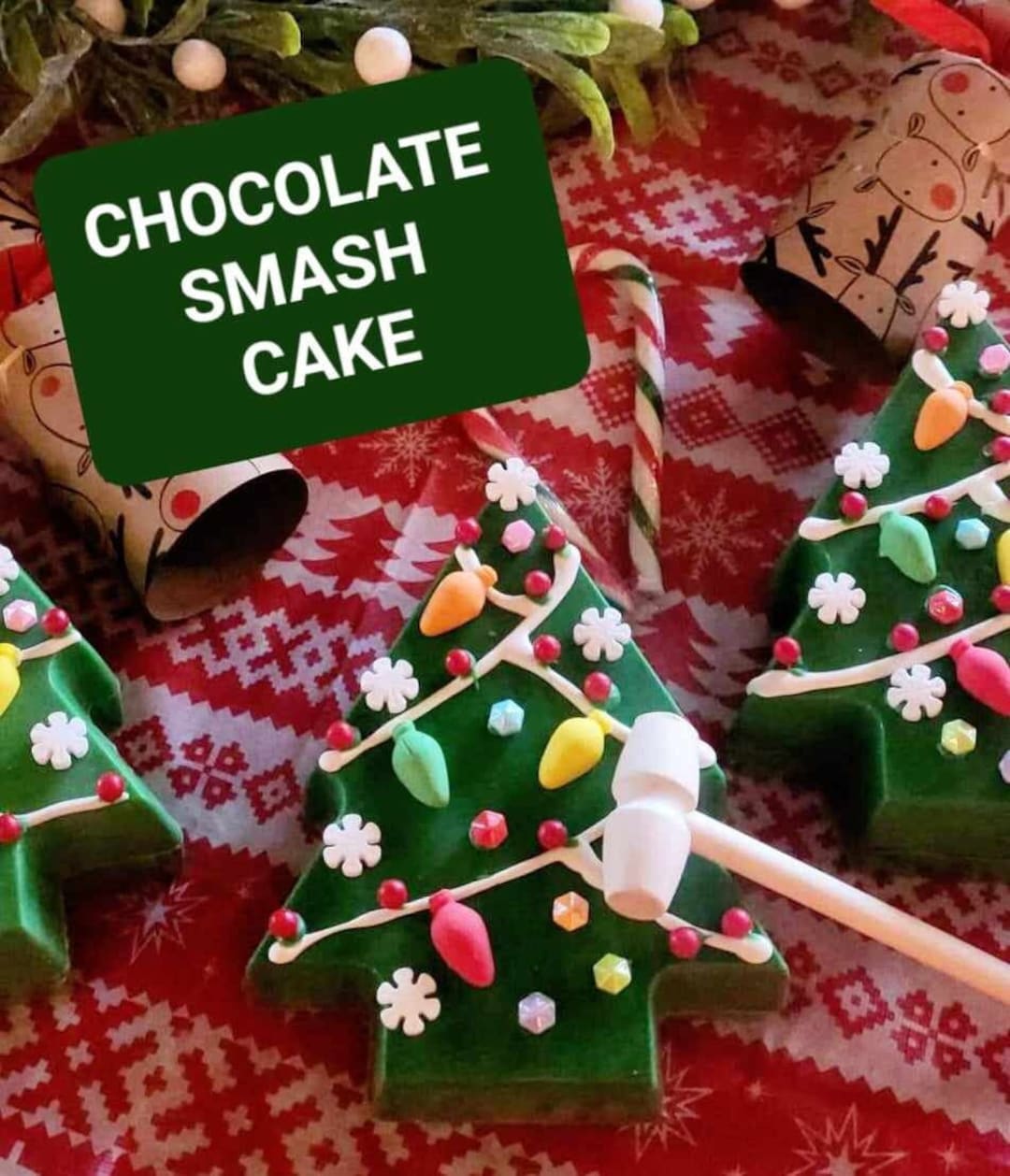 Christmas Smash Cake Pinata Filled With Lollies Or - Etsy Australia