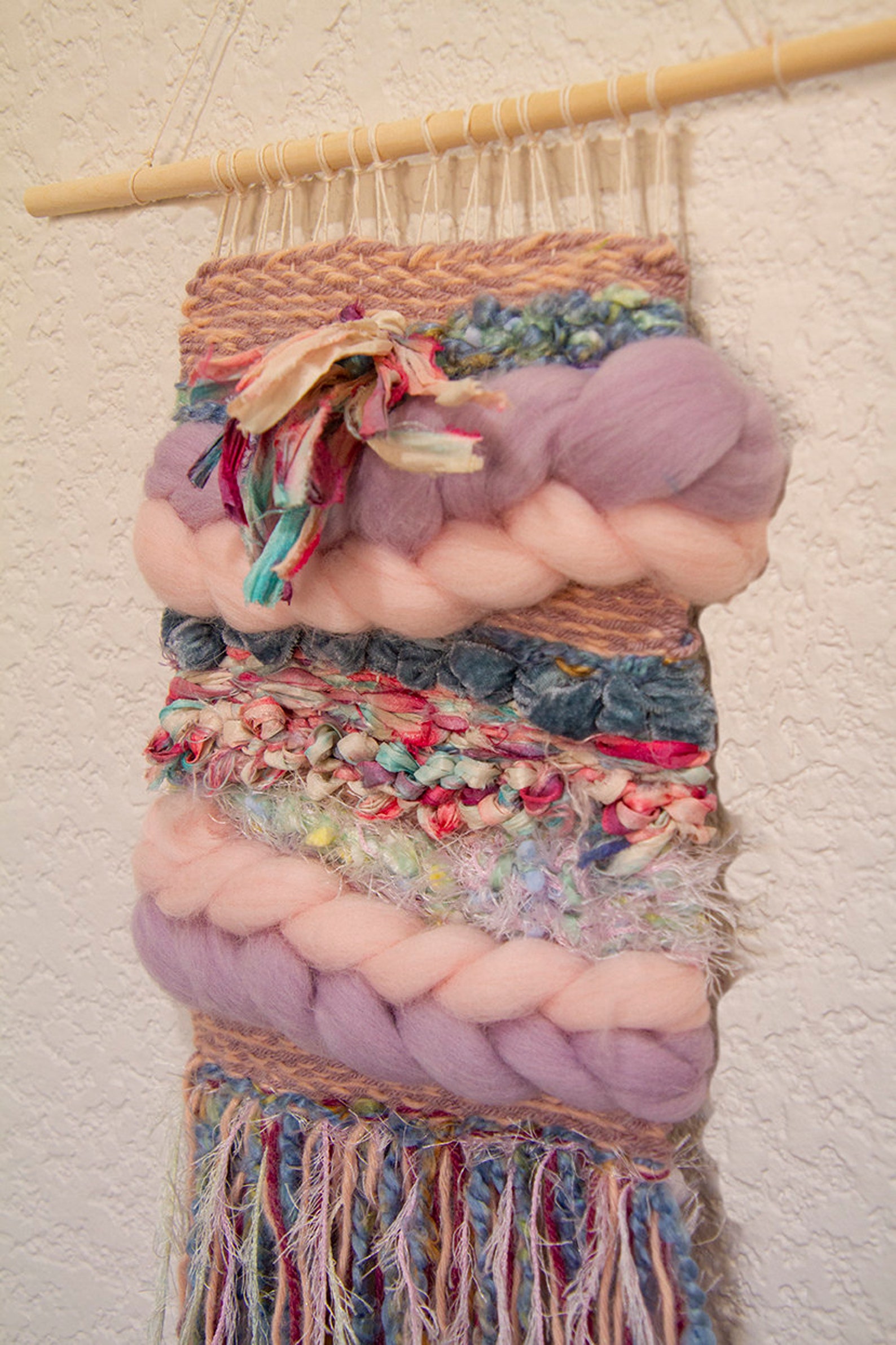 Handmade Weaving, Woven Wall Hanging With a Boho Bohemian Feel With ...
