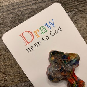 Personalized Crayon Cross Party Favor | Catholic Easter Basket Filler ...