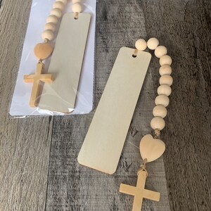 Personalized Wooden Rosary Bookmark: Catholic Easter Gift for Kids - Etsy