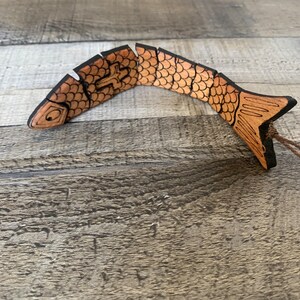 Wooden Catholic Fidget Toy | Wooden Jesus Fish | Catholic Desk Decor ...