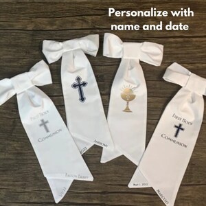 Personalized First Holy Communion Arm Band: Monogrammed Muslin Cotton ...