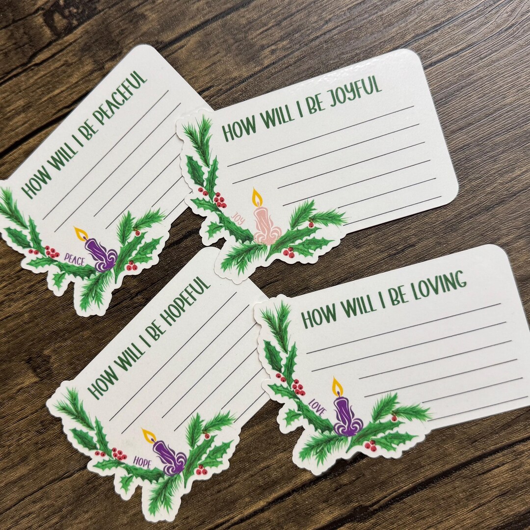 Reusable Dry-erase Advent Cards: Weekly Advent Reflections - Etsy