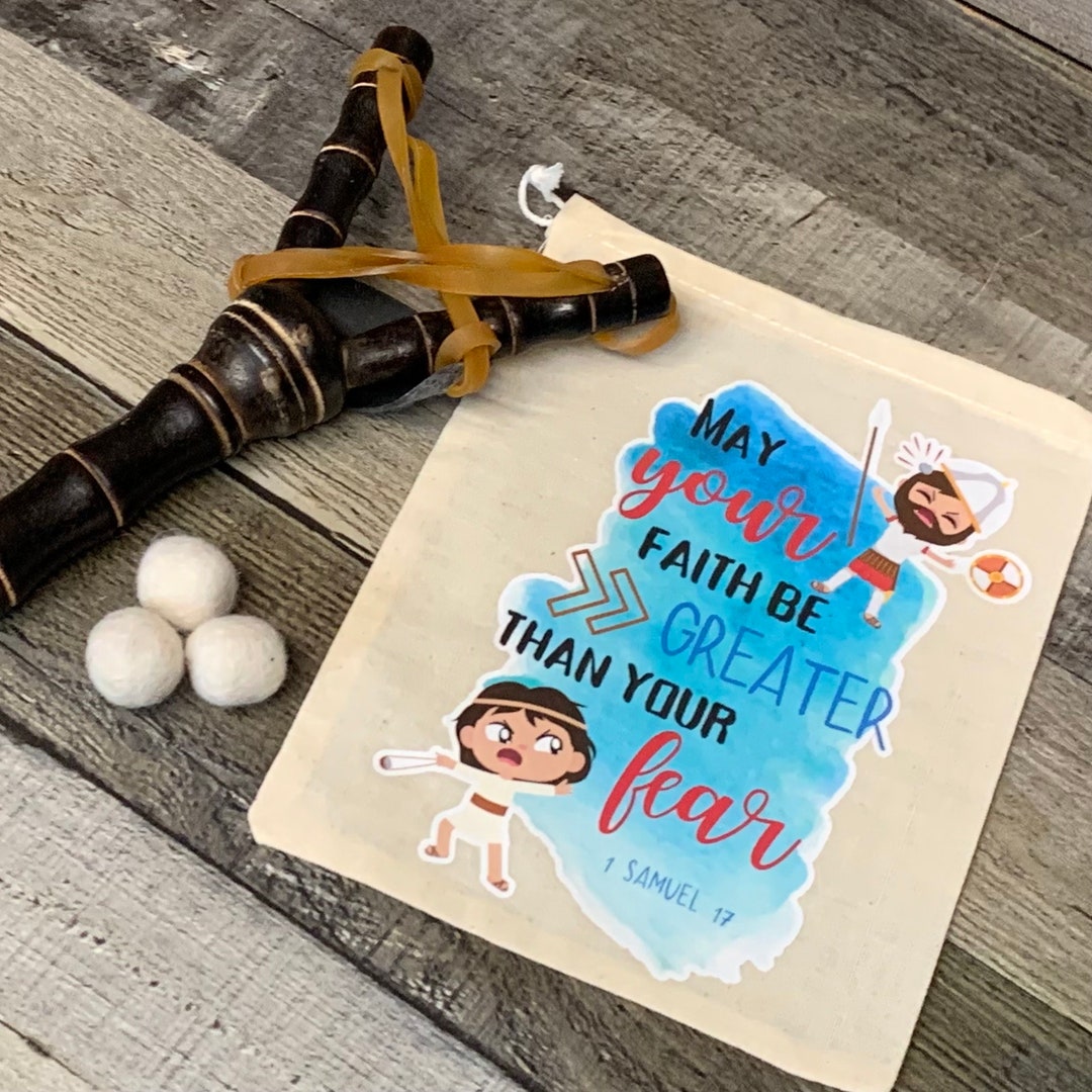 Catholic Easter Gift: David and Goliath Slingshot | Catholic Toy - Etsy