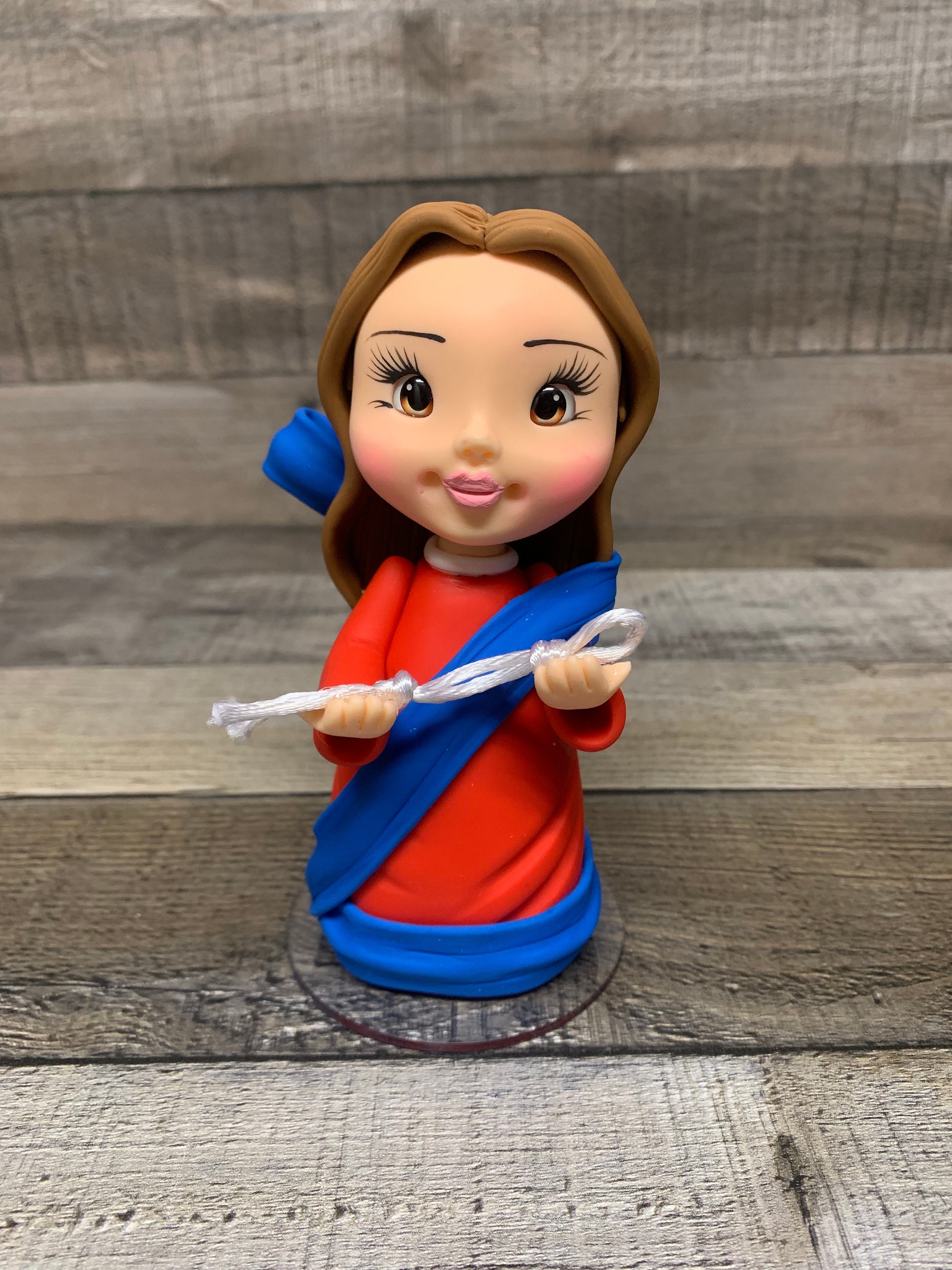 Clay Catholic Saint Statue | Catholic Kid Room Decor - Etsy