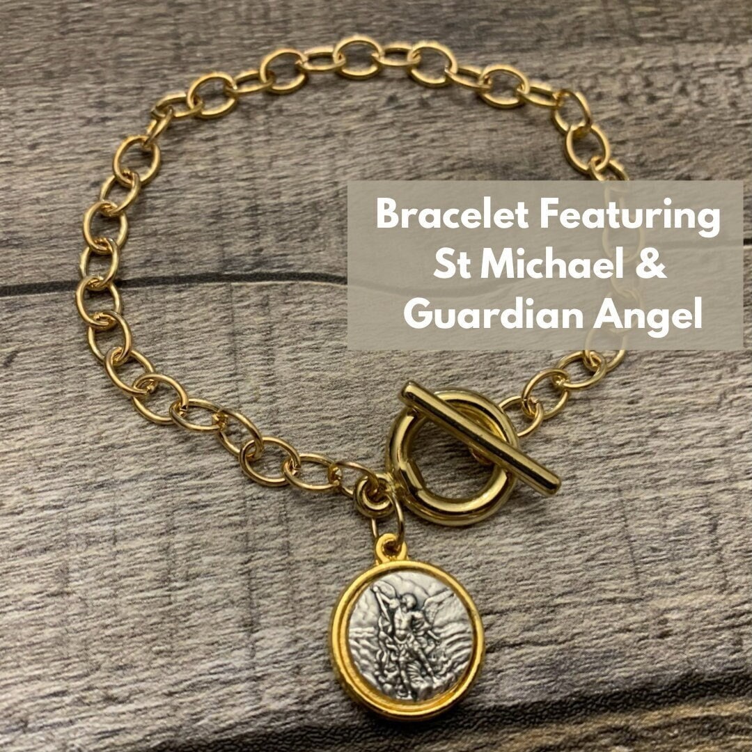 Archangel Michael Bracelet | Guardian Angel Catholic Jewelry | Catholic ...