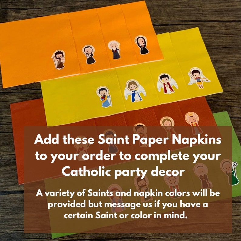 Catholic Saint Cupcake Toppers: All Saints Day Party Decor (set of 12 ...