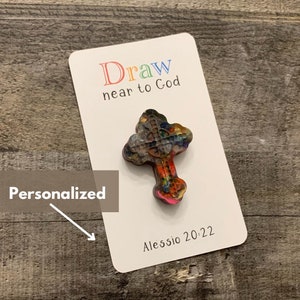 Personalized Crayon Cross Party Favor | Catholic Easter Basket Filler ...