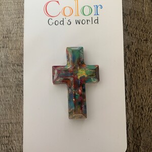 Personalized Crayon Cross Party Favor | Catholic Easter Basket Filler ...