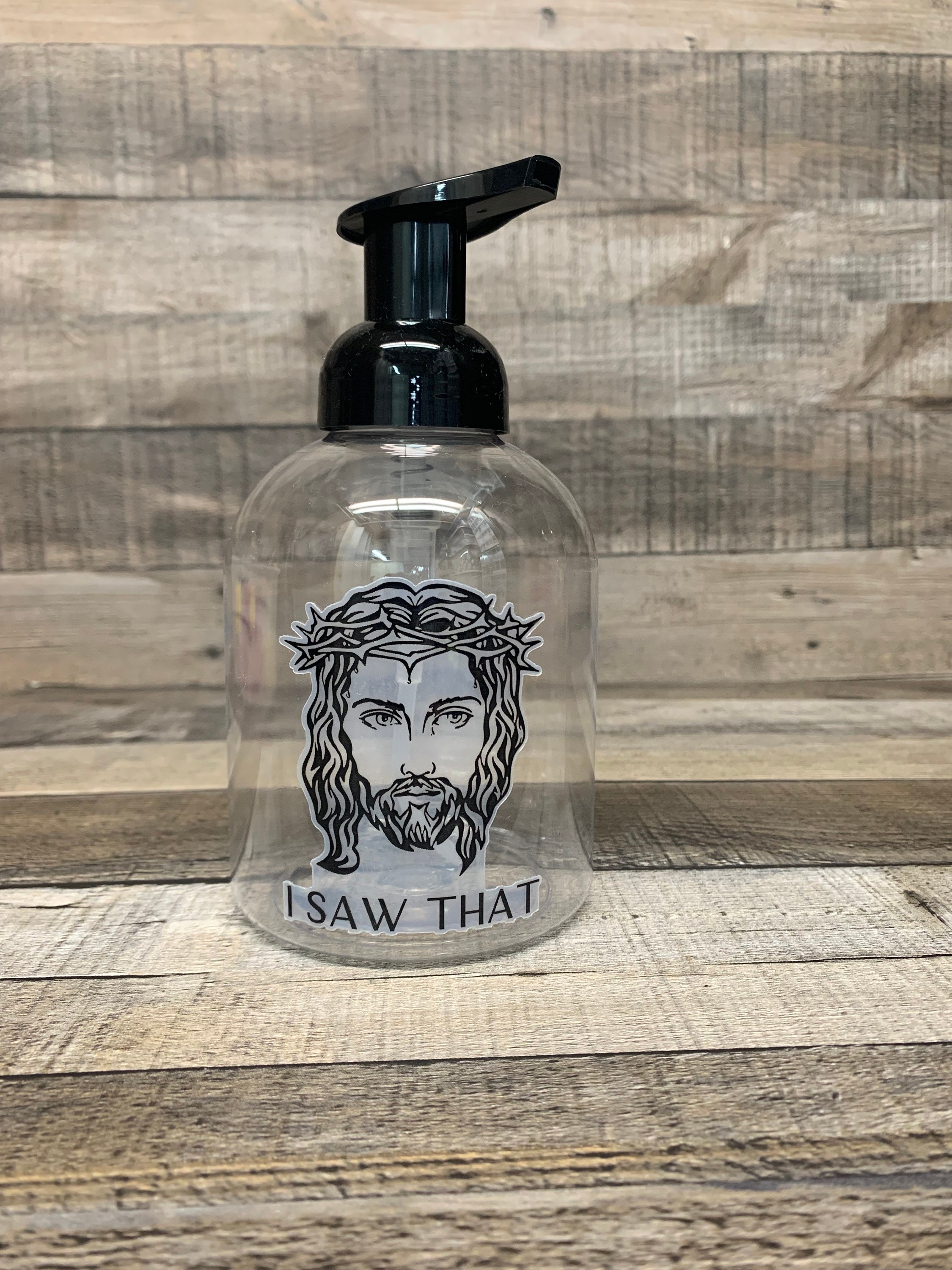 Funny Jesus Hand Soap Dispenser Catholic Soap Dispenser - Etsy