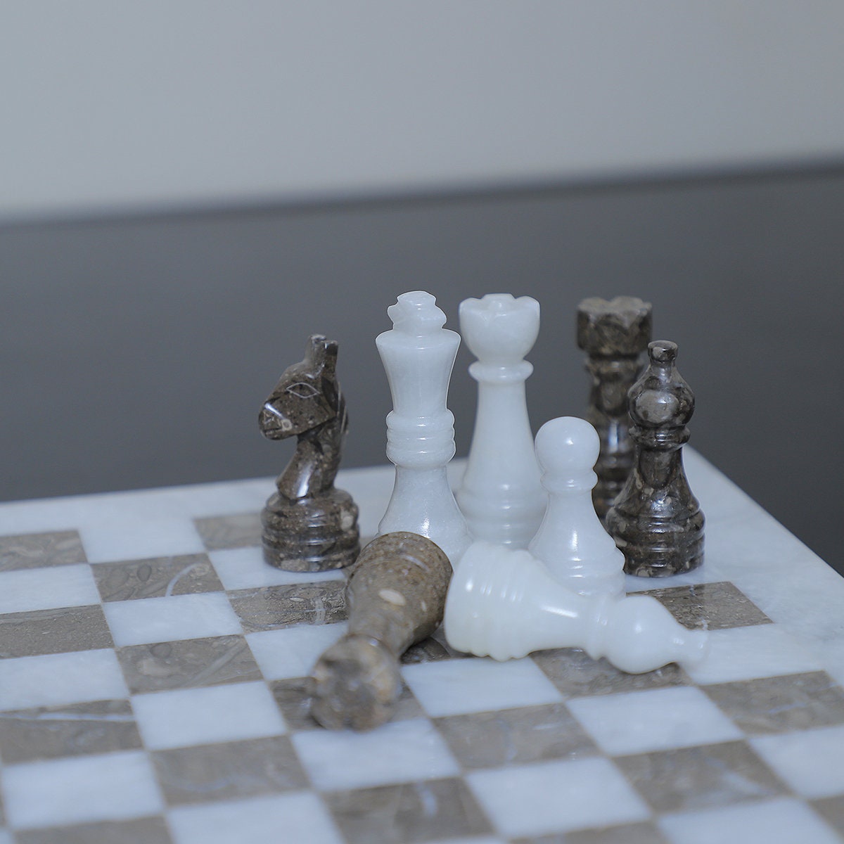 Marble Chess Set Large Chess Set Handmade Chess Sets Marble Chess Board ...