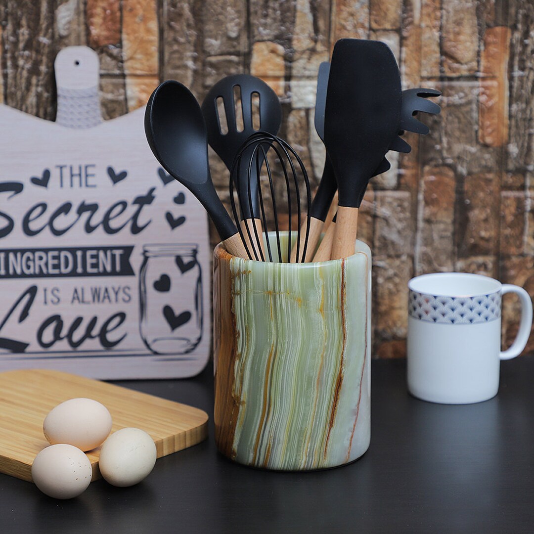 Utensil Holder, Kitchen Utensil Organizer, Spoon Holder,utensil ...