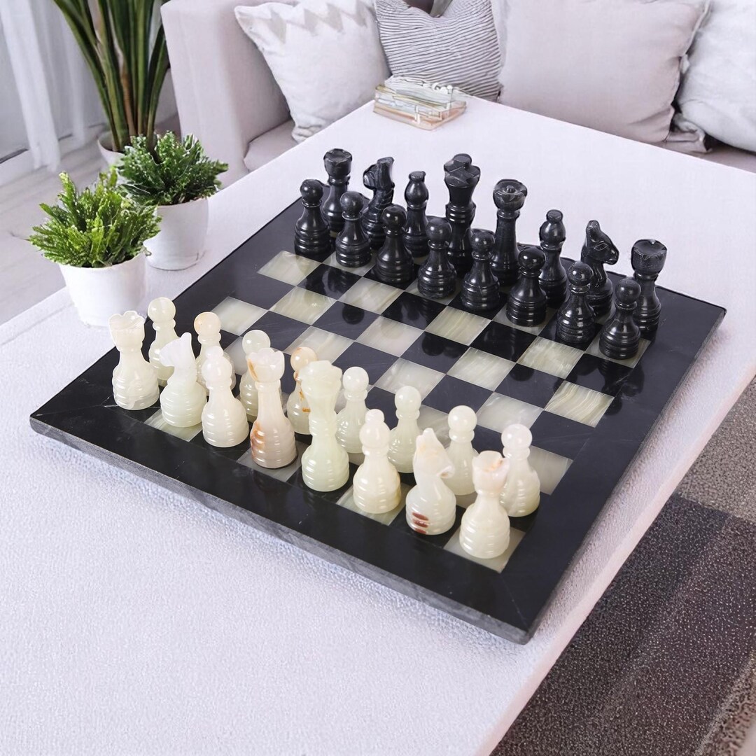 Chess Pieces Set | Marble Chess Set | Stone Chess Board | Custom Pieces ...