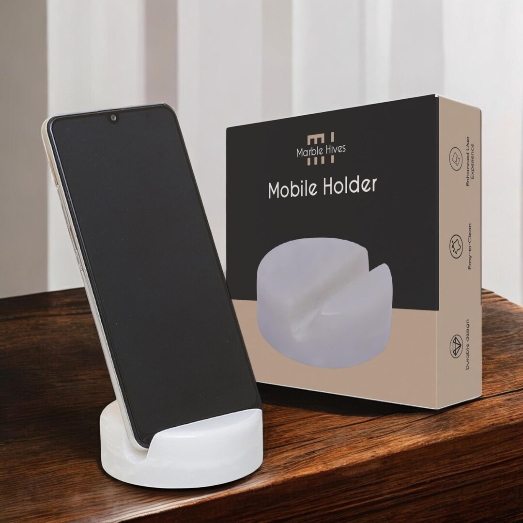 Marble Phone Stand Mobile Holder Marble Phone Grip Unique Galaxy Holder ...