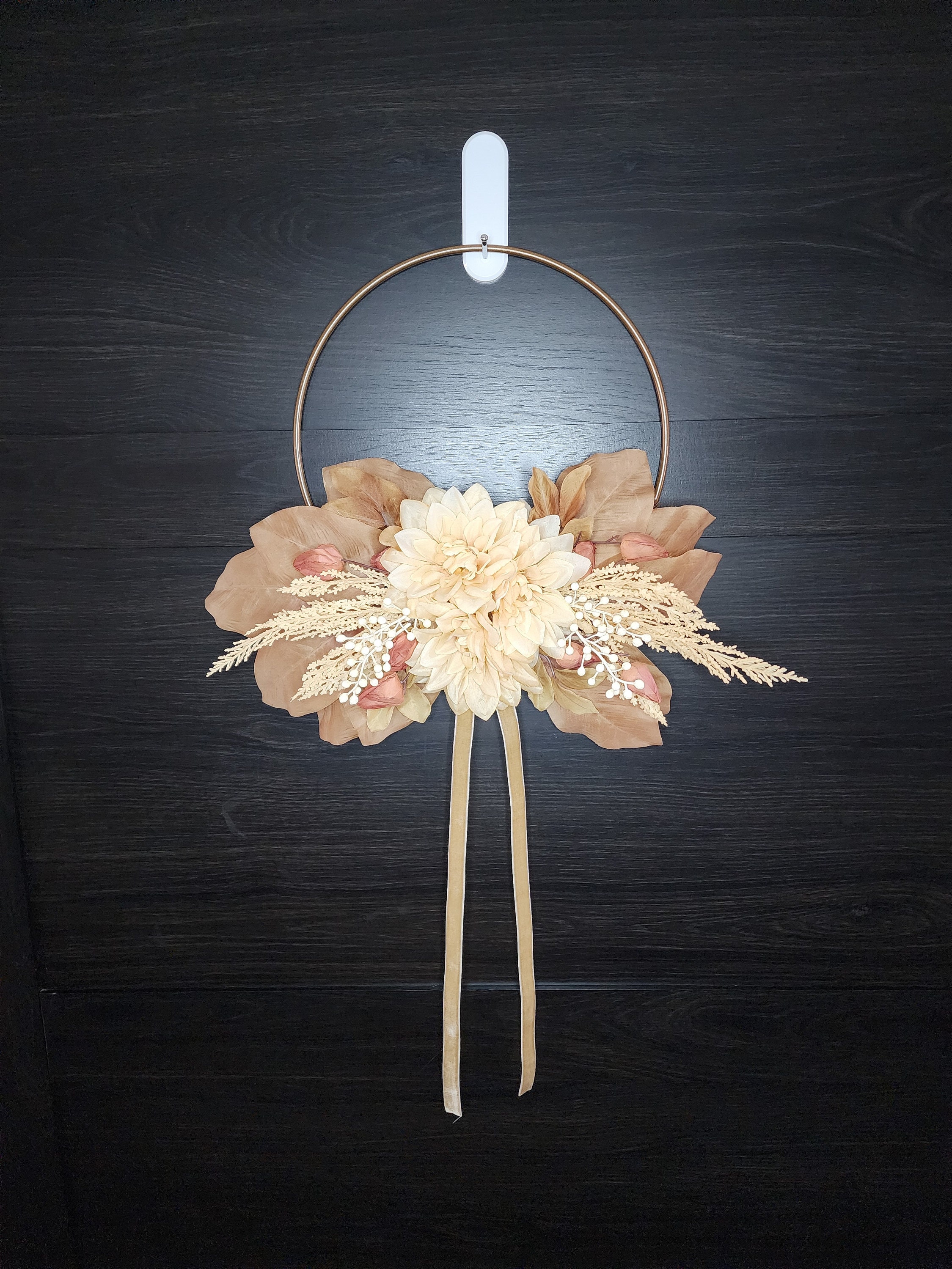 Boho Wreath for Front Door Fall Wreath Boho Wreath Fall Door Wreath ...