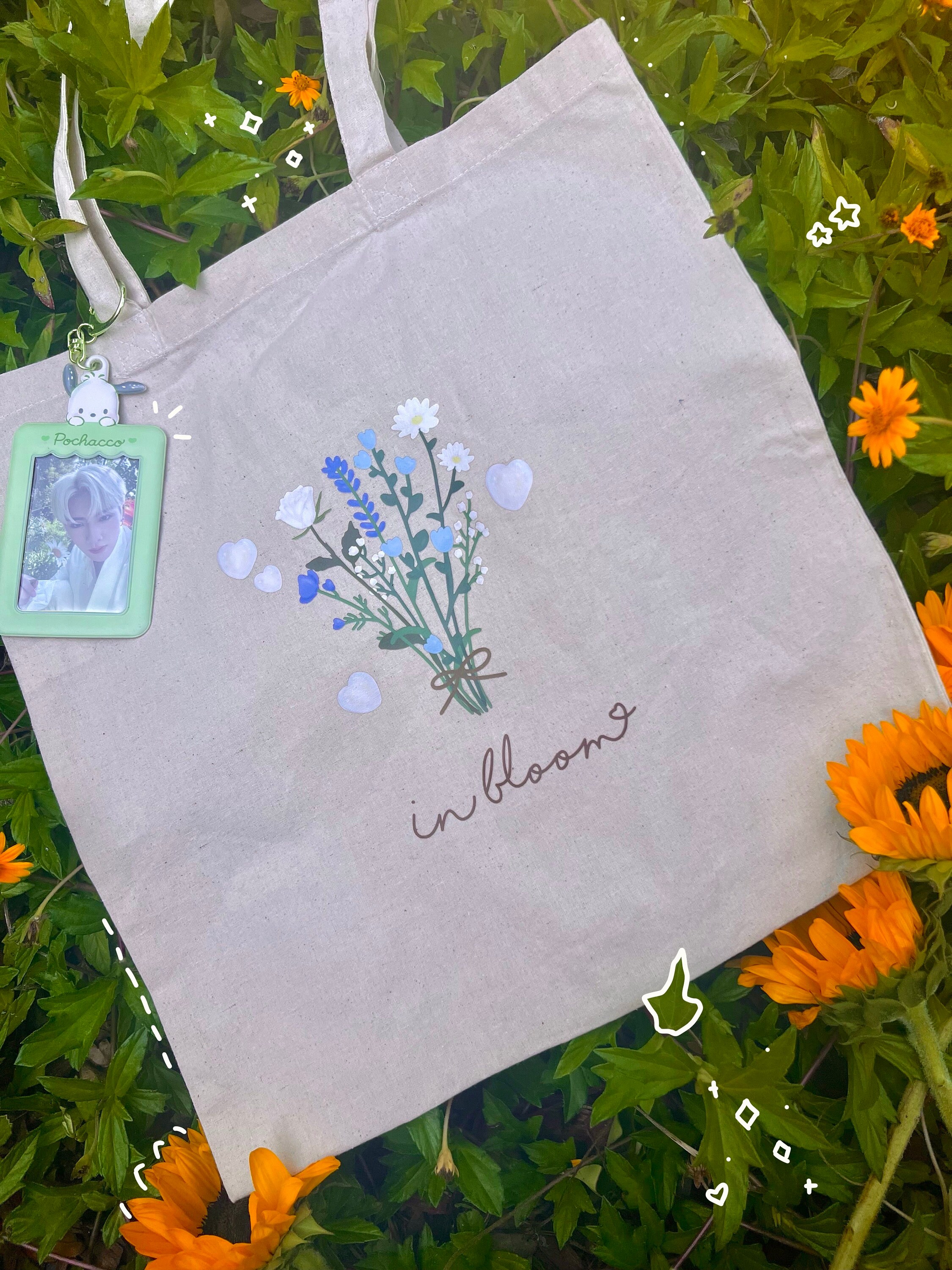 ZEROBASEONE ‘in Bloom’ Inspired Tote Bag | Cute Aesthetic Zb1 Kpop ...