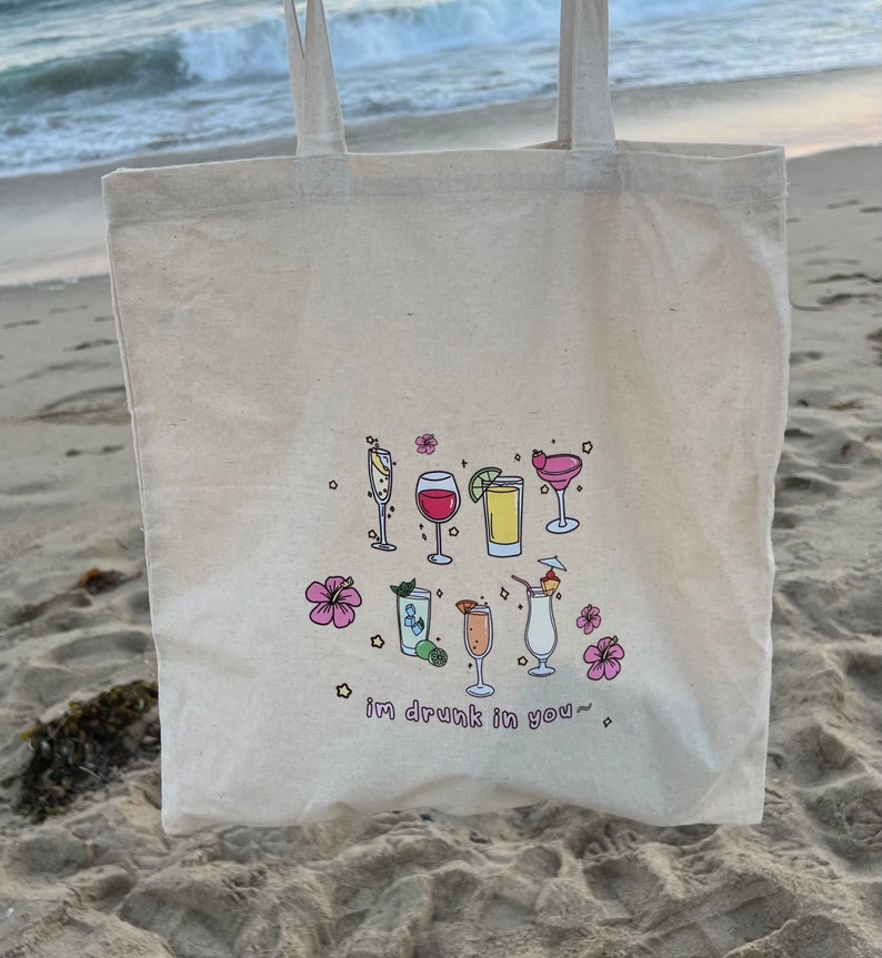 Twice Alcohol Free Cocktail Inspired Tote Bag | Cute Kpop Tote Bag Gift ...