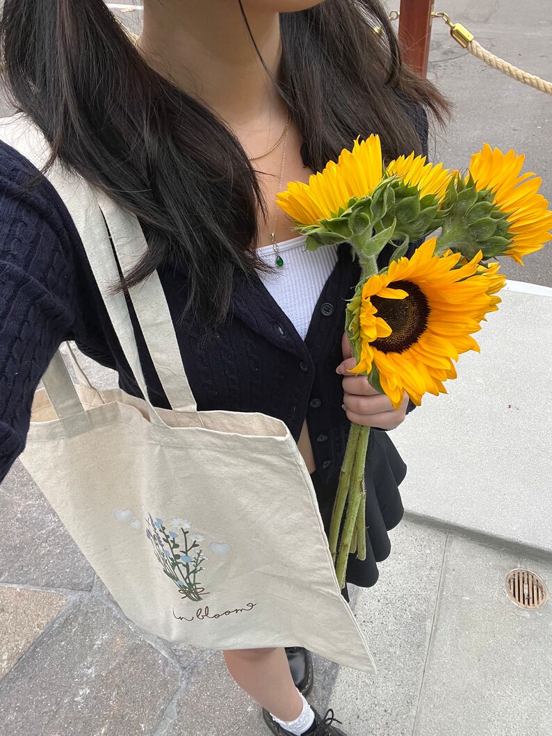 ZEROBASEONE ‘in Bloom’ Inspired Tote Bag | Cute Aesthetic Zb1 Kpop ...