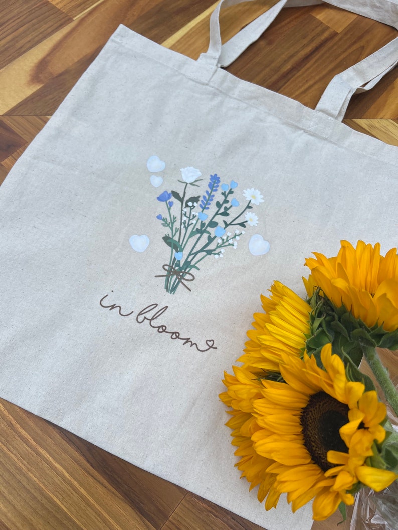 ZEROBASEONE ‘in Bloom’ Inspired Tote Bag | Cute Aesthetic Zb1 Kpop ...