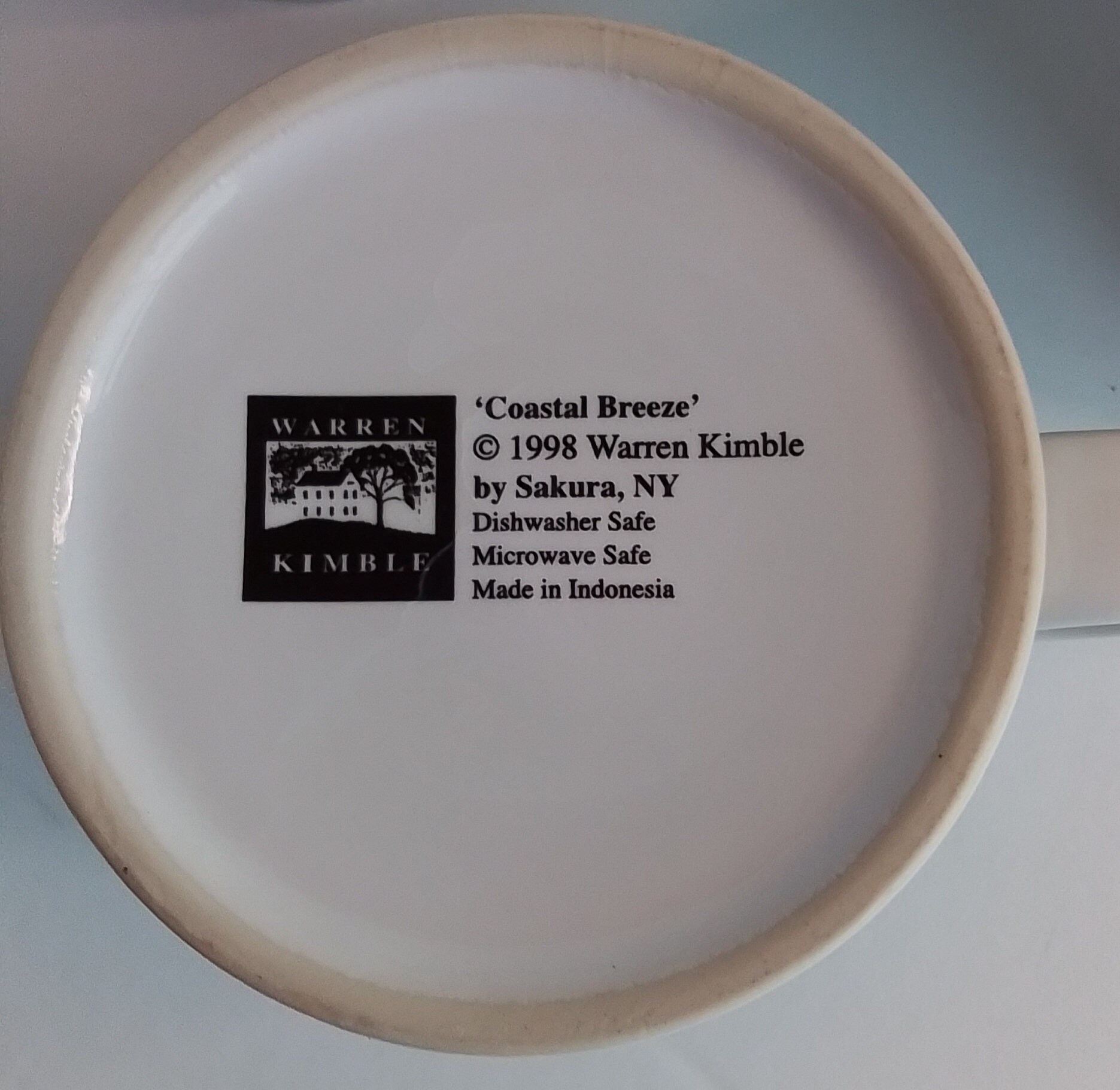 Warren Kimble Coastal Breeze 1998 Sakura NY Folk Art Americana Set of 4 ...