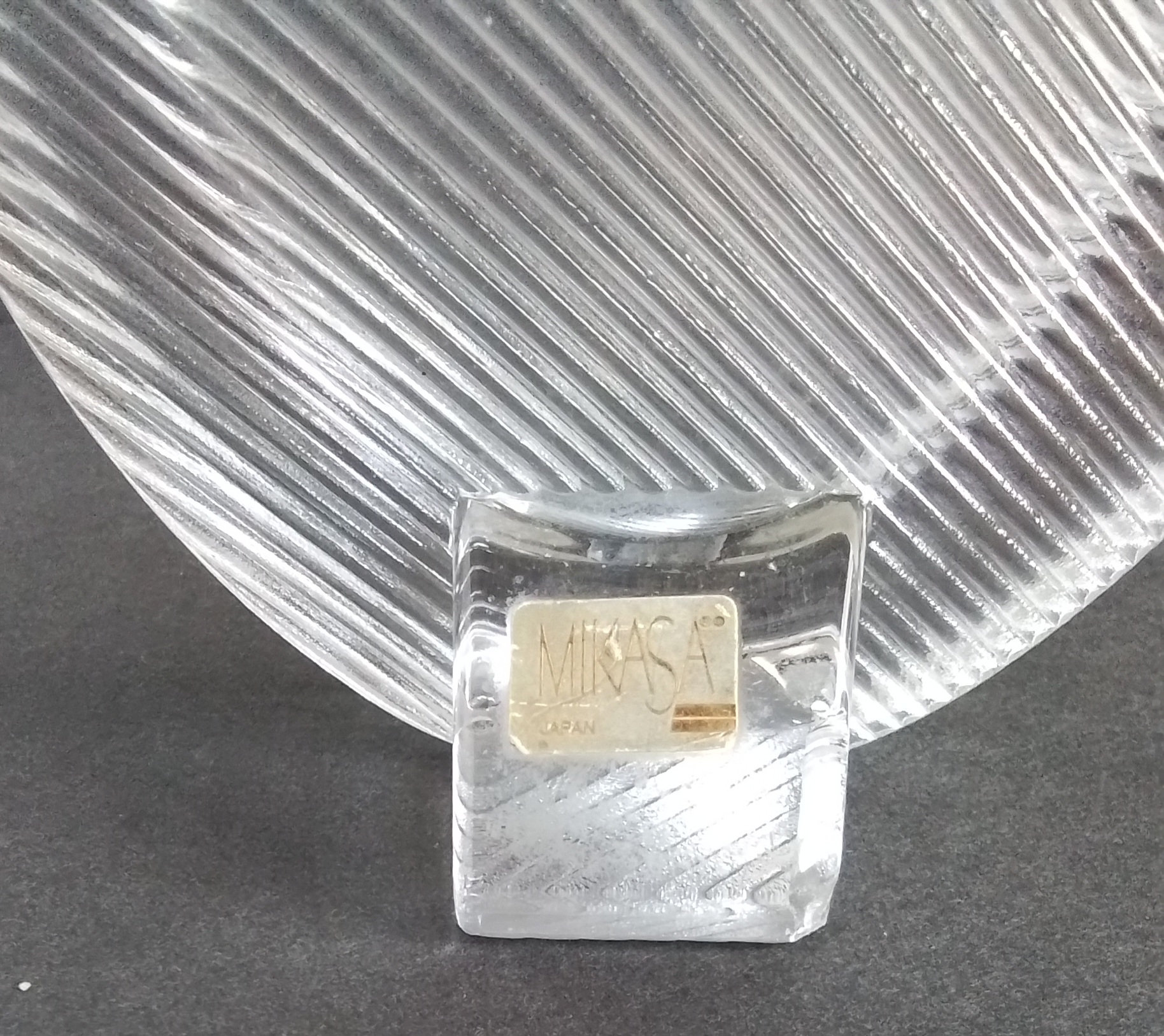 Mikasa Photo Frame Clear Glass Frame Vintage - Etsy