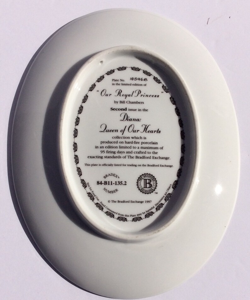 Princess Diana Collectors Plates Set of 3 - Etsy