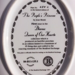 Princess Diana Collectors Plates Set of 3 - Etsy